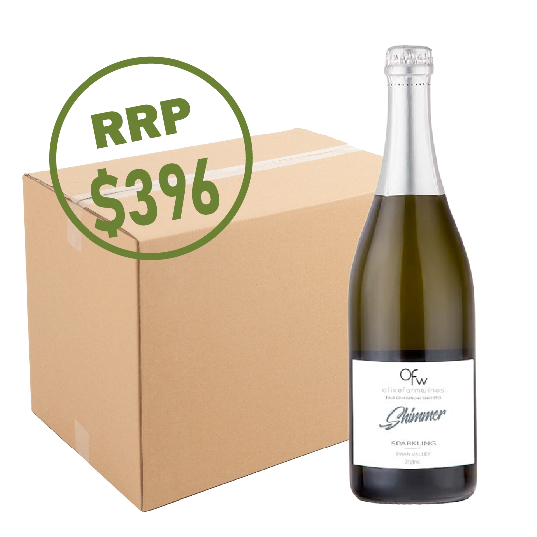 Shimmer Sparkling NV - carton | Olive Farm Wines